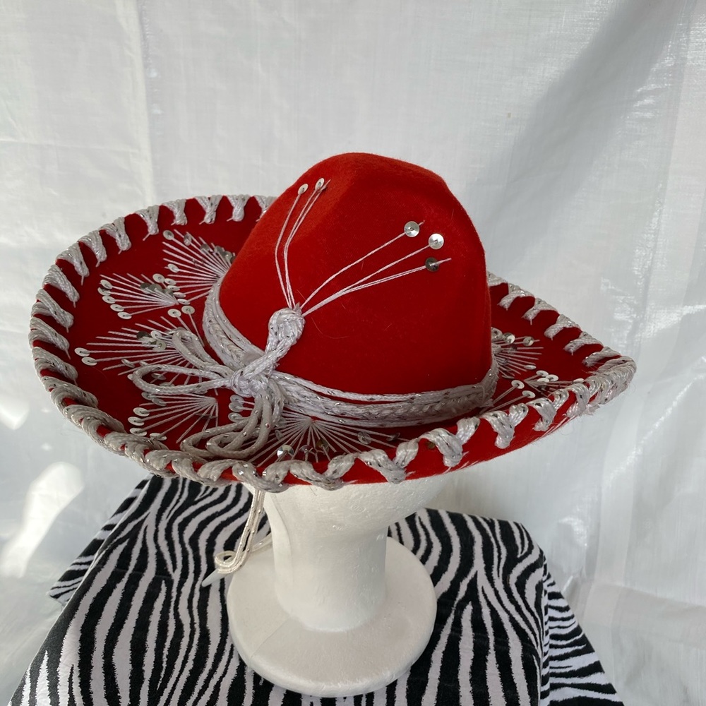 Kids Vintage Authentic Mexican Sombrero - Gem